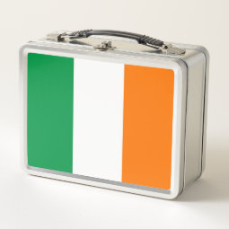 Metal Stainless Lunchbox with Ireland flag | Zazzle