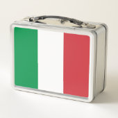Metal Stainless Lunchbox with Italy flag | Zazzle