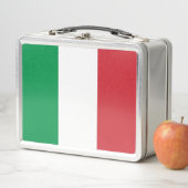 Metal Stainless Lunchbox with Italy flag | Zazzle