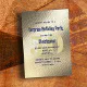 Metal Texture Party Invitation For Men | Zazzle