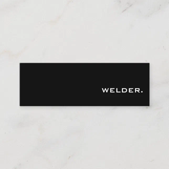 Metal Welder Business Cards | Zazzle