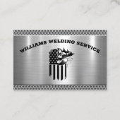 Metal Welding Fabricator Contractor Professional Business Card | Zazzle