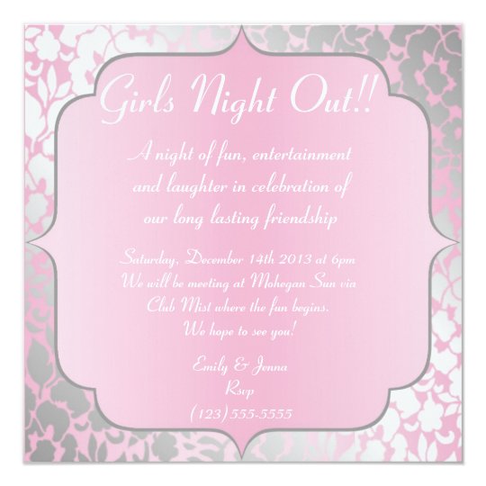 Girls Night Out Invitations & Announcements | Zazzle