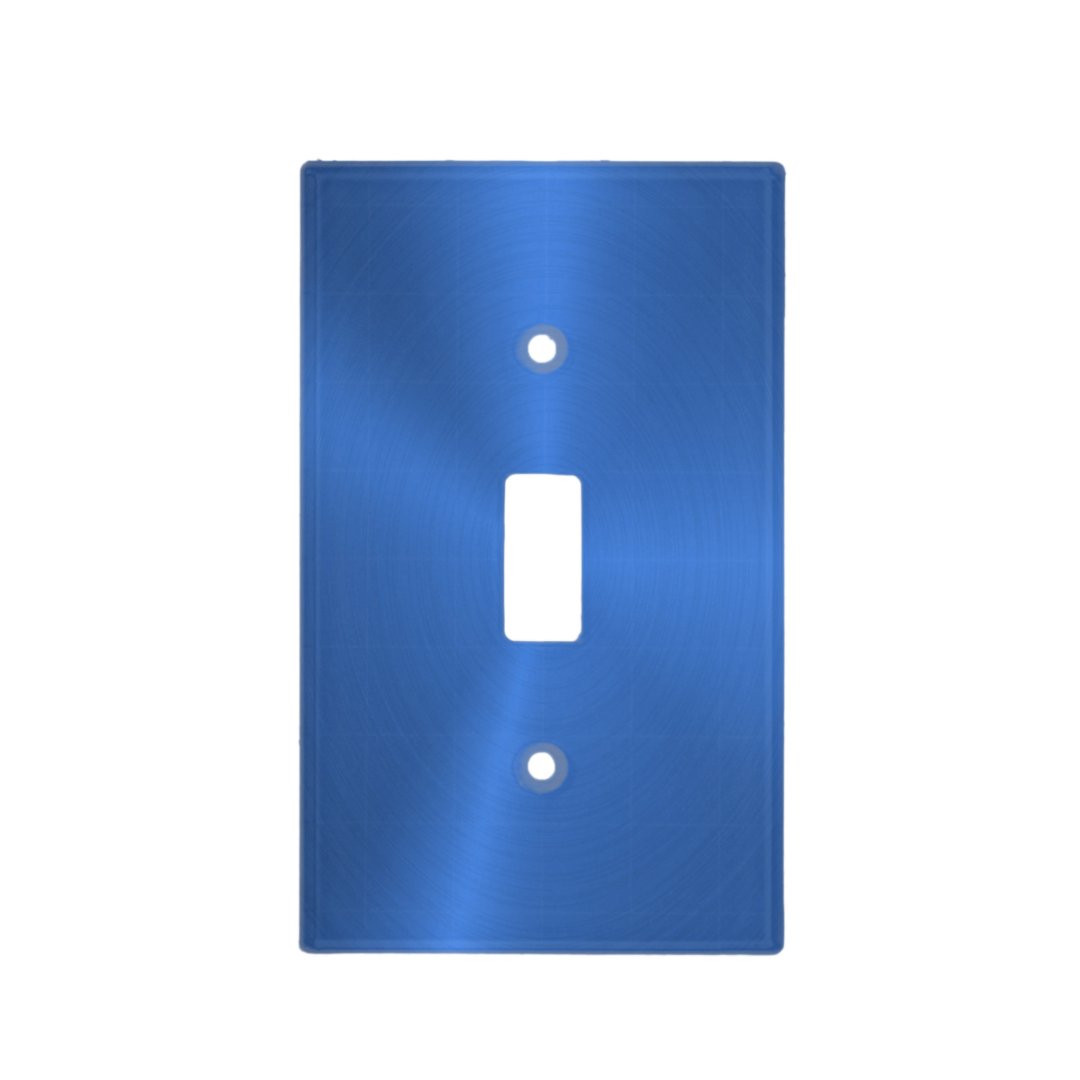 Metallic blue texture background light switch cover | Zazzle