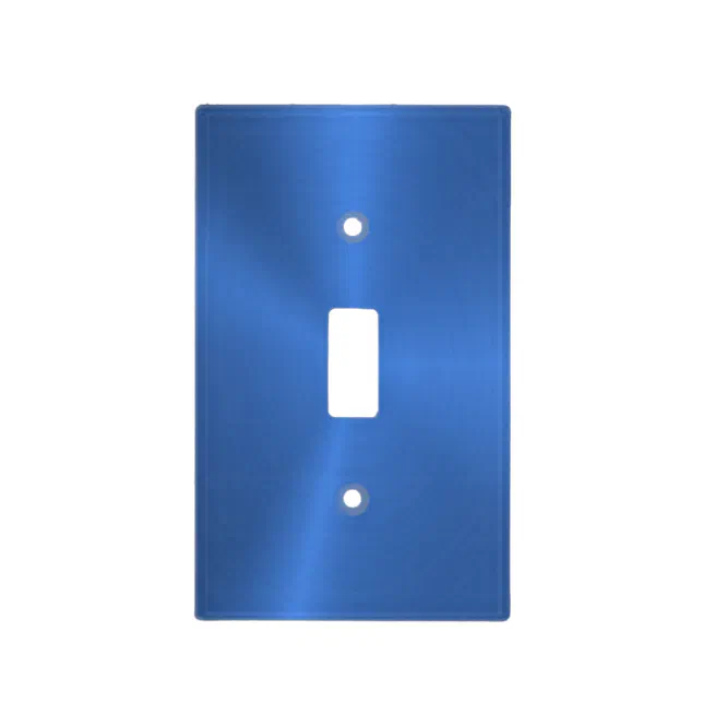 Metallic blue texture background light switch cover | Zazzle