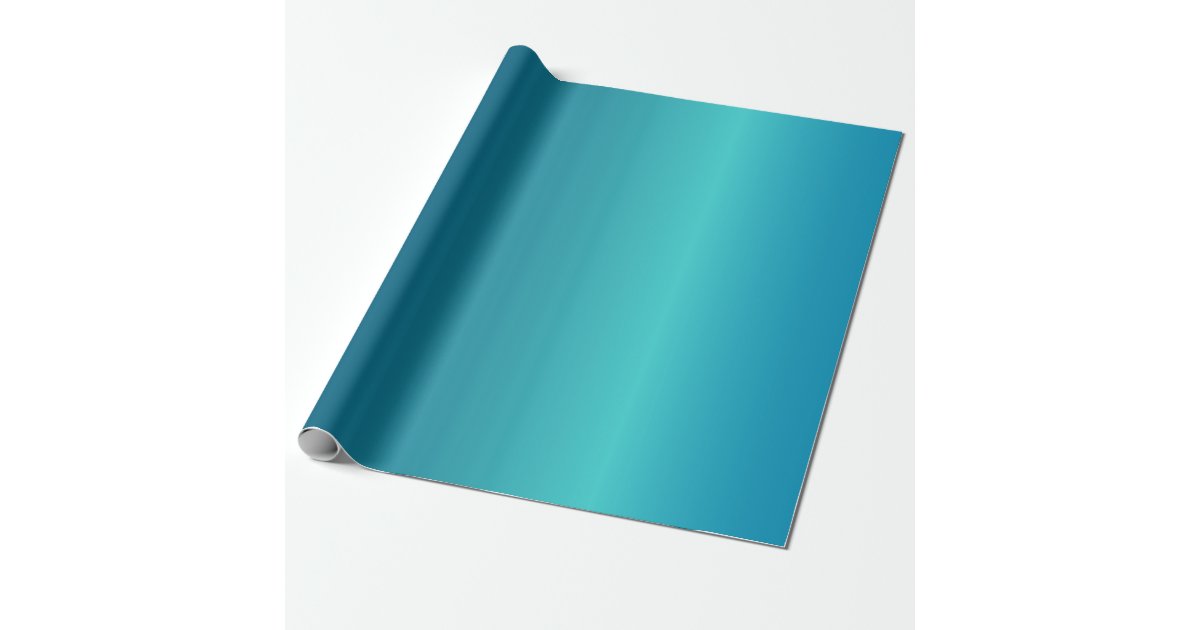 Metallic Blue Wrapping Paper | Zazzle