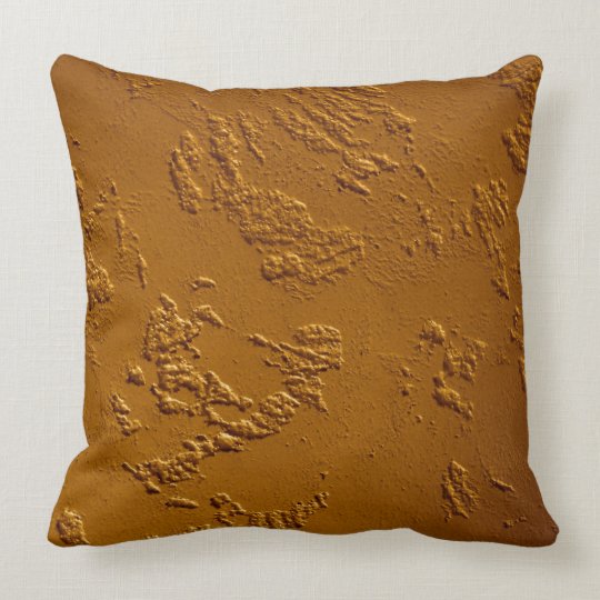 Metallic bronze throw pillow | Zazzle.com