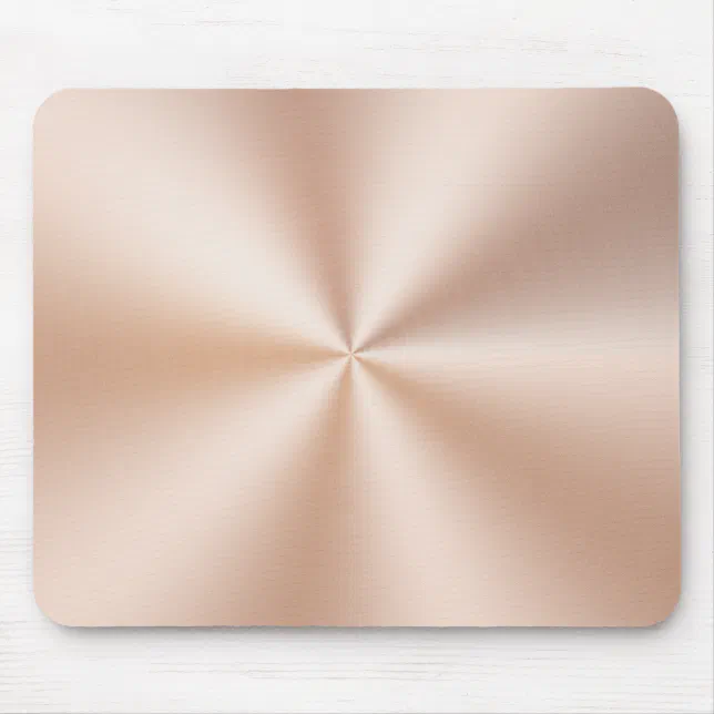 Metallic Brushed Copper Mouse Pad | Zazzle