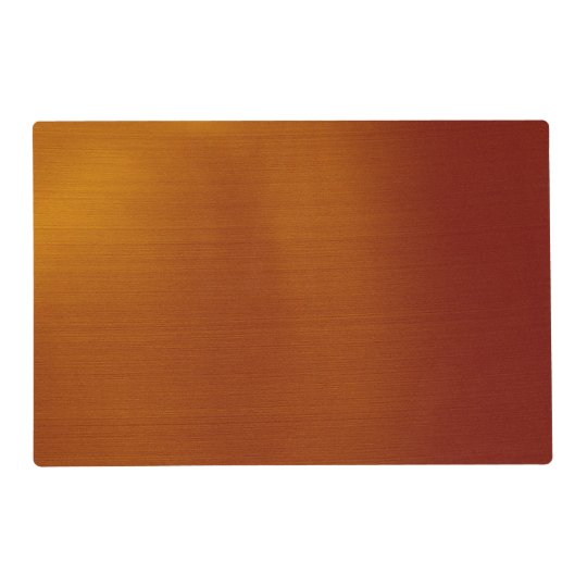 Metallic Copper Placemat | Zazzle.com