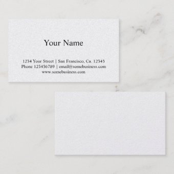 Metallic finish business card template | Zazzle