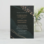 Metallic Geode Wedding Invitation | Zazzle