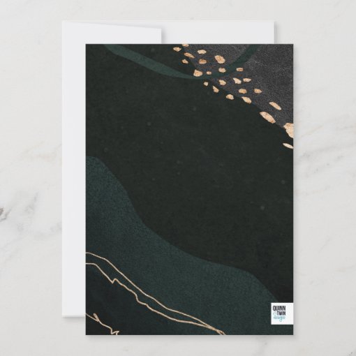 Metallic Geode Wedding Invitation | Zazzle