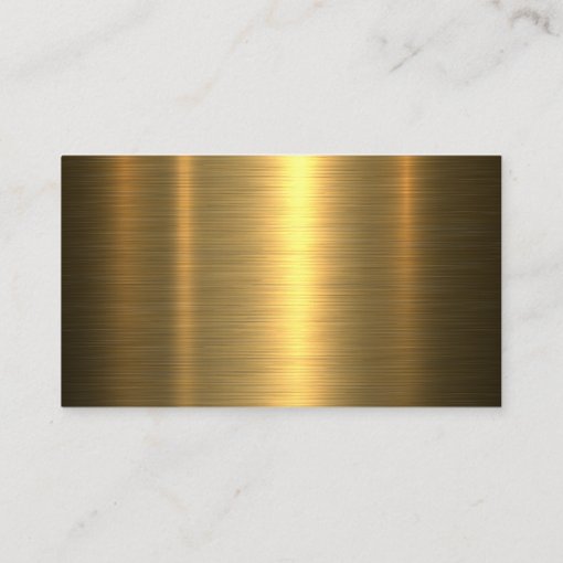 Metallic Gold Background Business Card | Zazzle