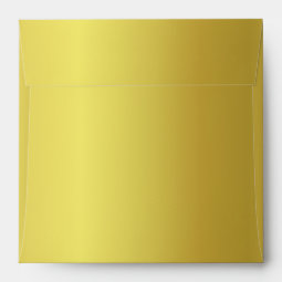 Metallic Gold Envelope With Metallic Gold Liner | Zazzle