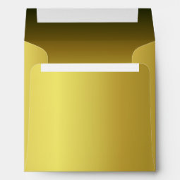 Metallic Gold Envelope With Metallic Gold Liner | Zazzle