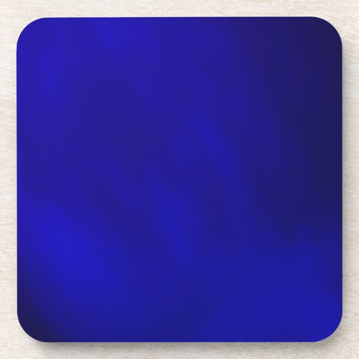 Metallic Royal Blue Drink Coaster | Zazzle