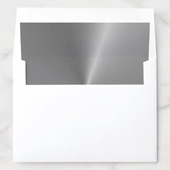Metallic Silver Envelope Liner | Zazzle