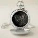 Metallic Silver Phoenix Pocket Watch | Zazzle