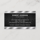 Metallic Steel Bolts Fasteners Hardware Store Business Card | Zazzle