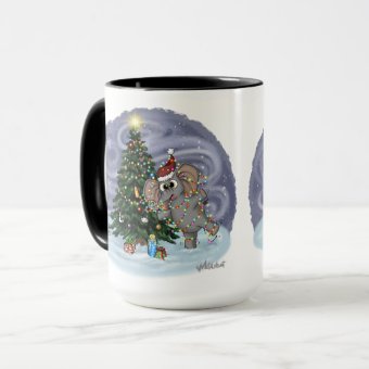 Metalphant Wilbur in Lights Mug | Zazzle