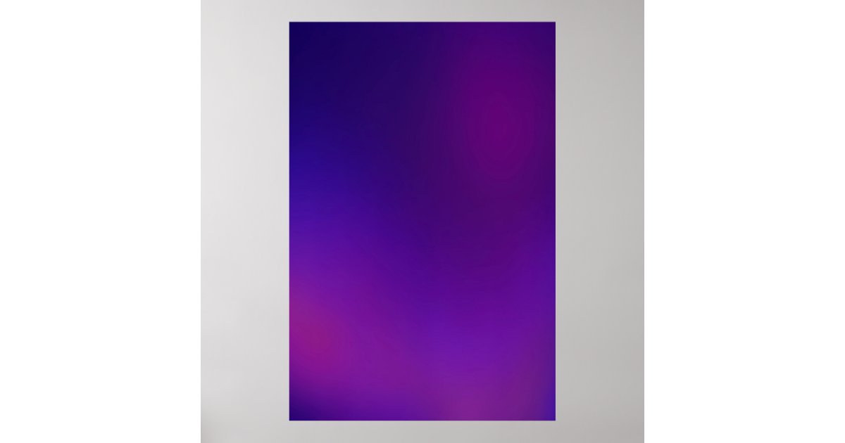 Metamorphosis 1 Purple Blue Elegance Poster | Zazzle