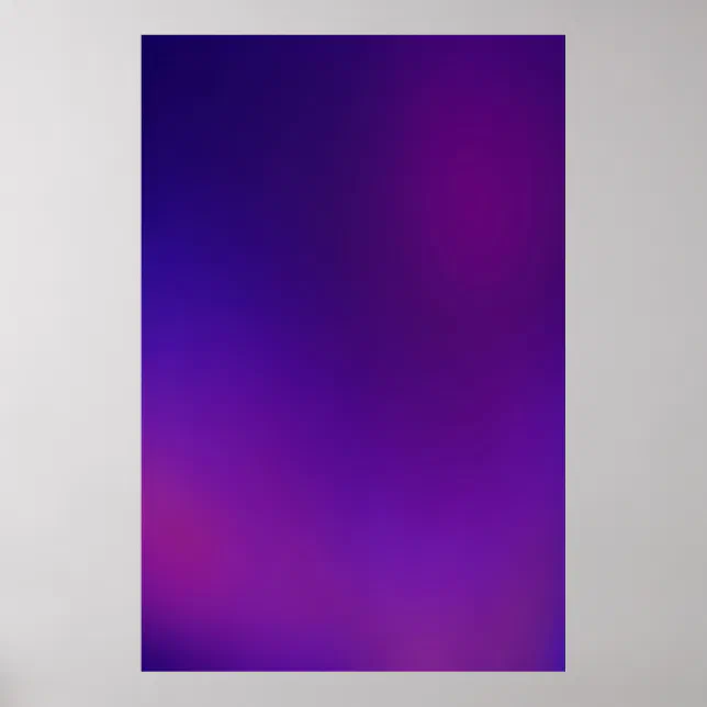 Metamorphosis 1 Purple Blue Elegance Poster | Zazzle