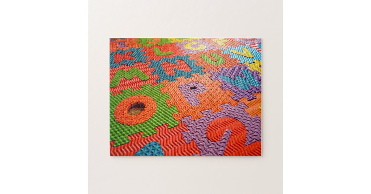 Metapuzzle 4: Alphanumeric Jigsaw Puzzle | Zazzle