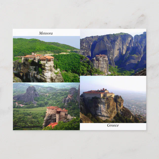 Meteora - Greece Postcard | Zazzle