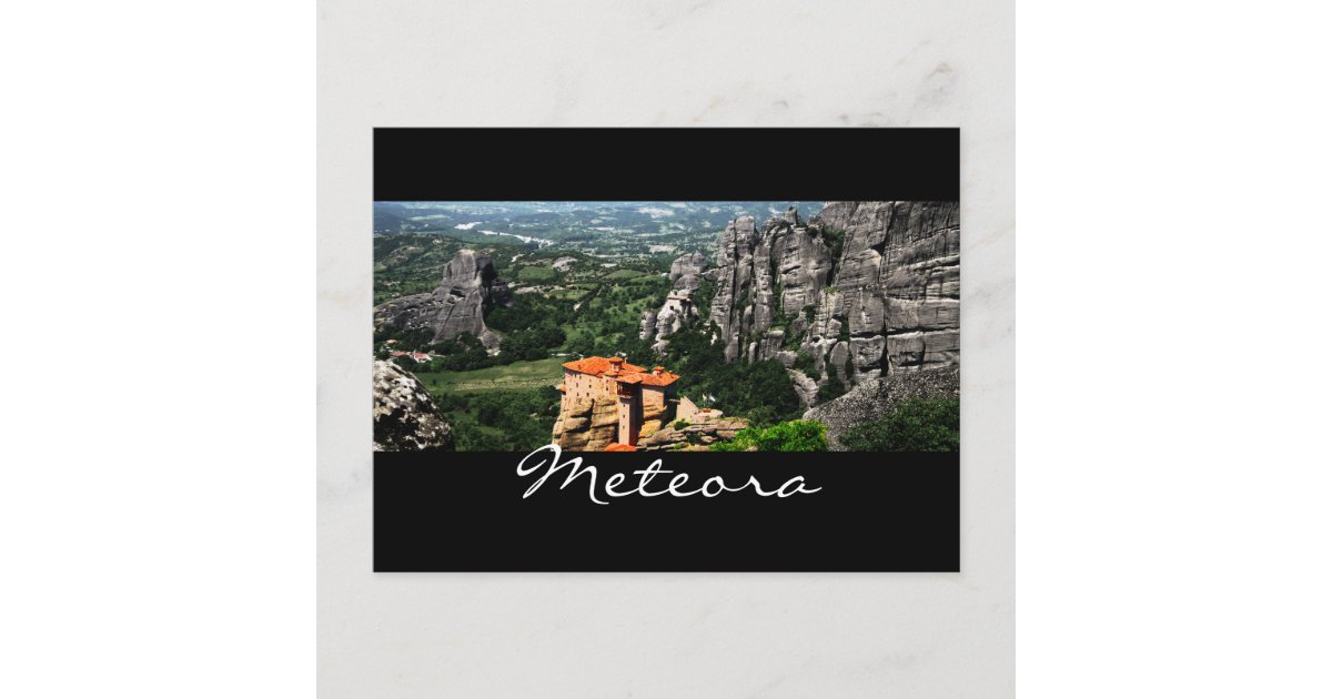 Meteora Greece Postcard | Zazzle
