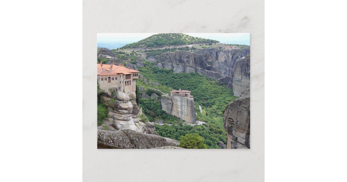Meteora Monastery 2 Postcard | Zazzle
