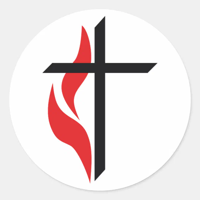 Methodist Classic Round Sticker | Zazzle