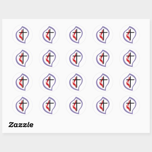 METHODIST WOMEN CLASSIC ROUND STICKER | Zazzle