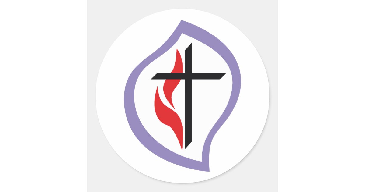 METHODIST WOMEN CLASSIC ROUND STICKER | Zazzle