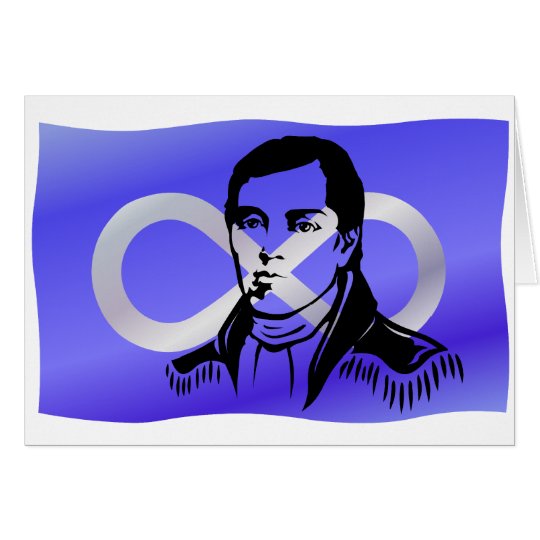 Metis Card Cuthbert Grant Art Cards - Personalize | Zazzle.com