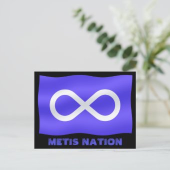 Metis Flag Postcards Metis First Nations Cards | Zazzle
