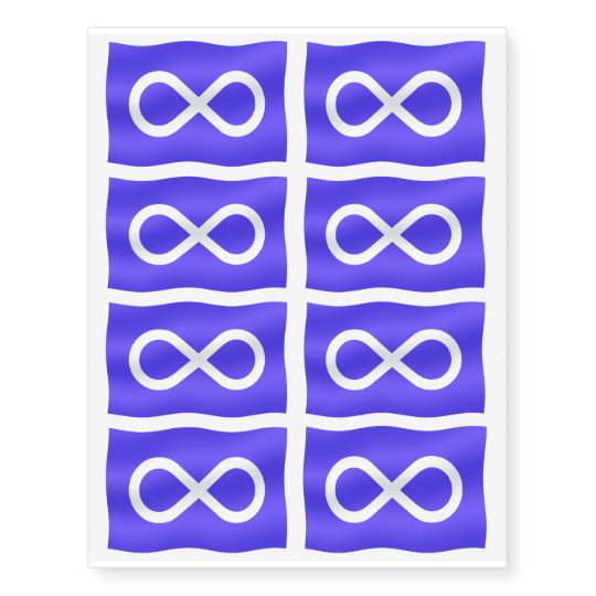 Metis Flag Temporary Tattoo Metis Art Skin Art | Zazzle.com