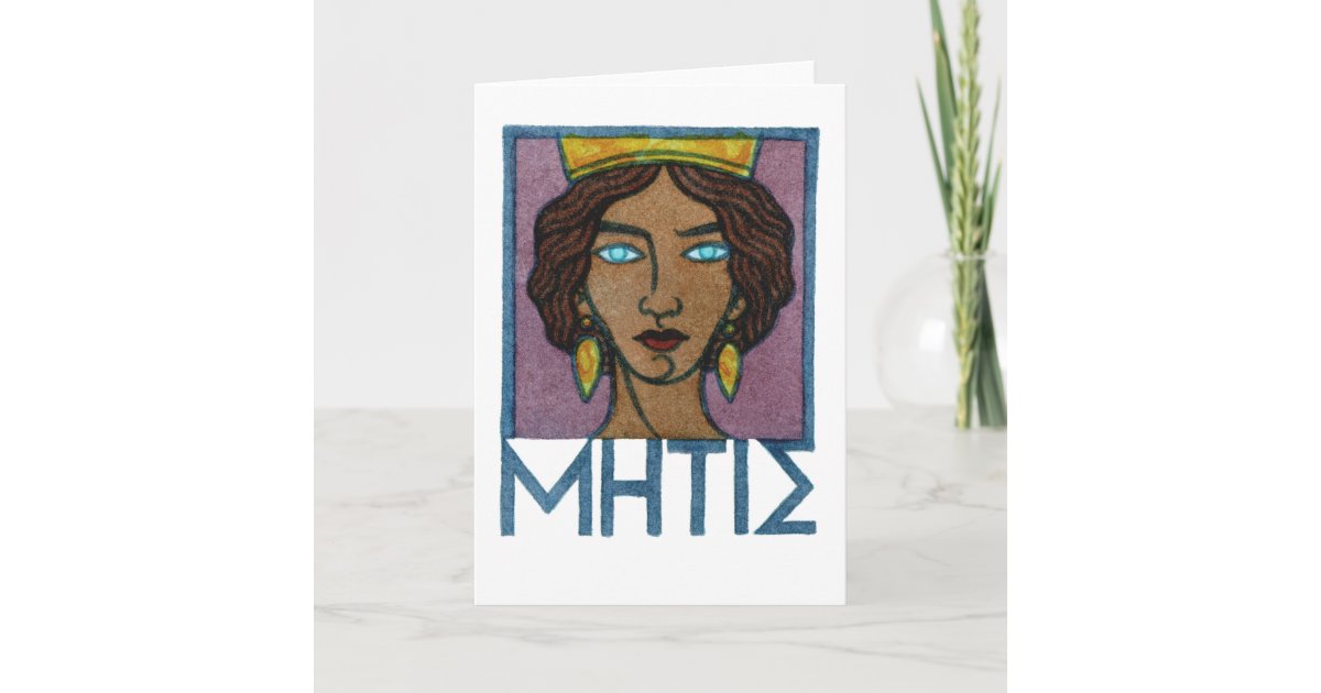 Metis Greeting Card | Zazzle