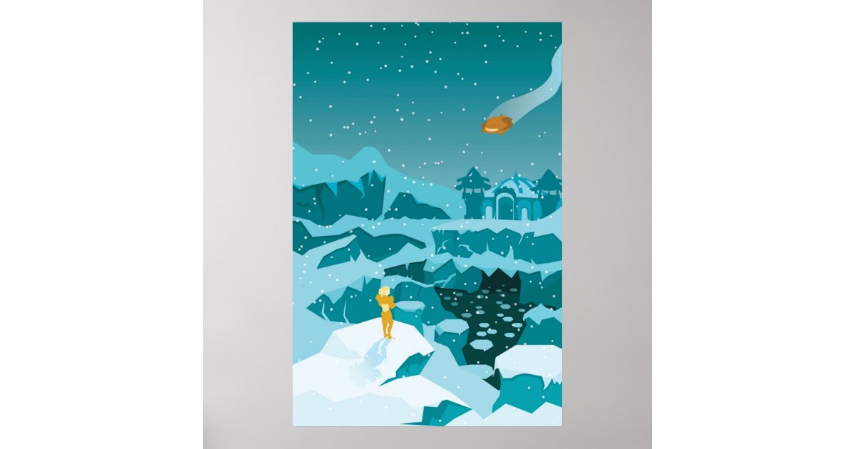 Metroid Prime Phendrana Drifts Poster | Zazzle