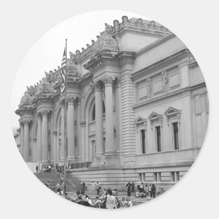 Metropolitan Museum of Art Classic Round Sticker | Zazzle.com