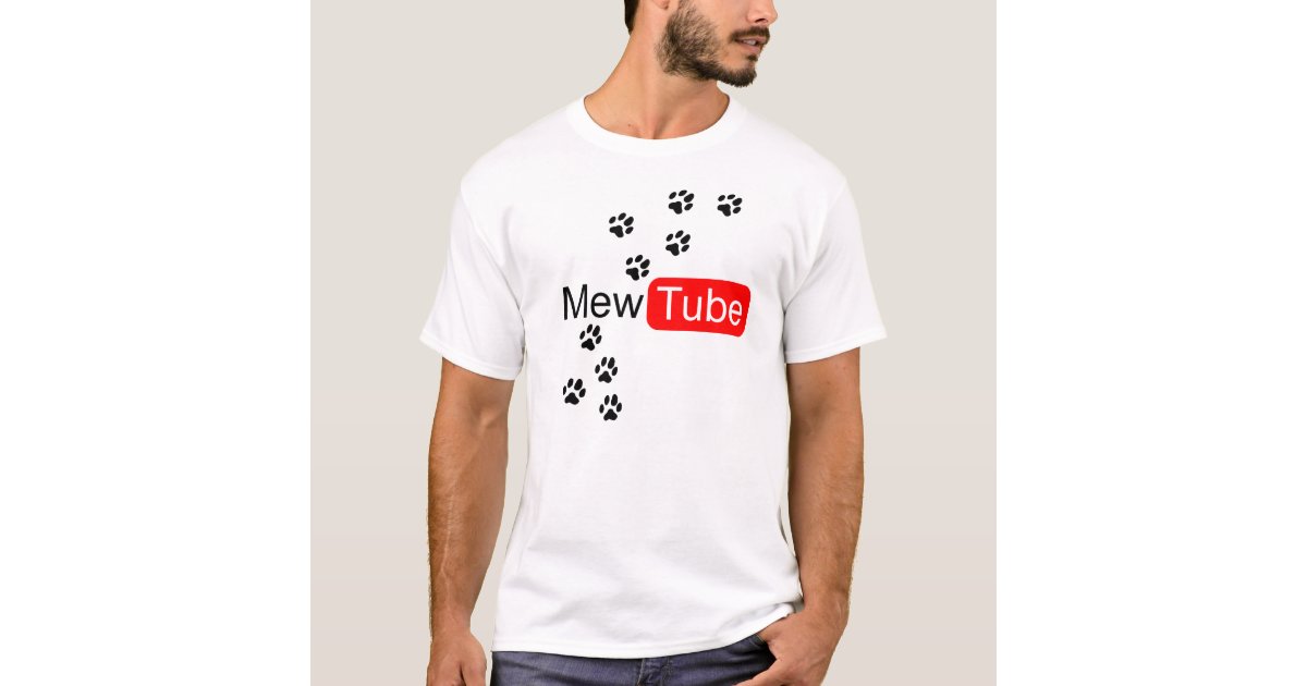 Mew Tube Cat Lover Shirt | Zazzle