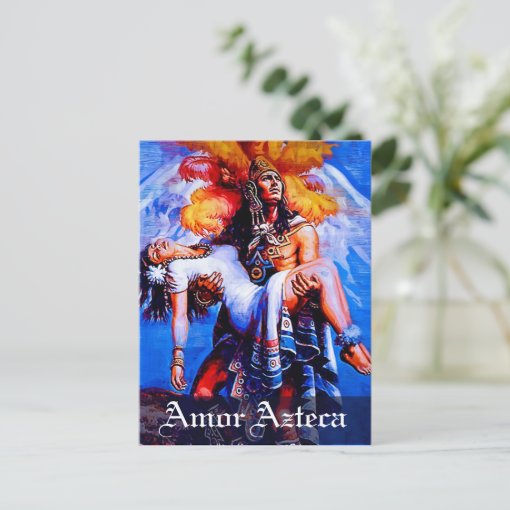 Mexican Aztec Legend Iztaccihuatl Popocatepetl Postcard | Zazzle