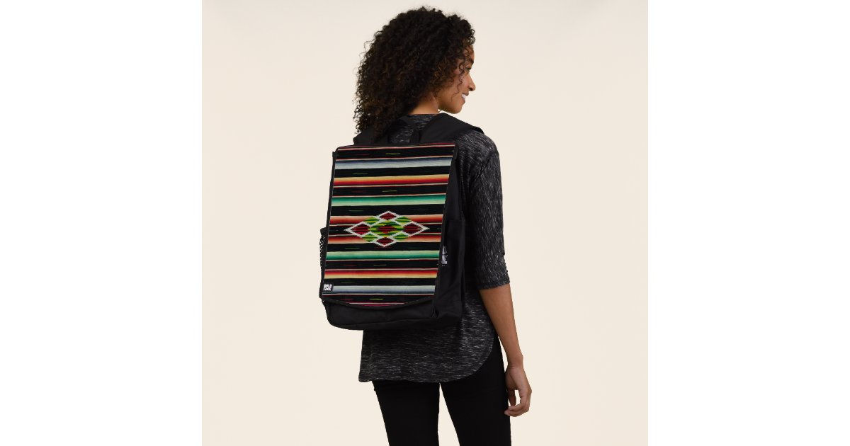 Mexican Blanket Traditional Spanish Fiesta Serape Backpack | Zazzle