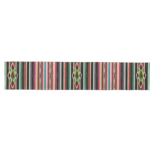 Mexican Blanket Traditional Spanish Fiesta Serape Medium Table Runner ...
