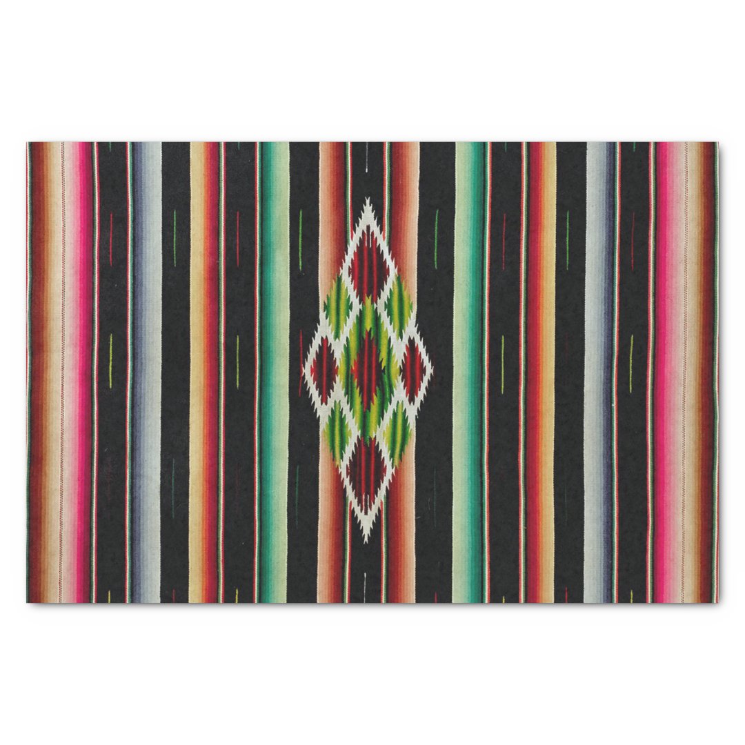 Mexican Blanket Traditional Spanish Fiesta Serape Tissue Paper | Zazzle