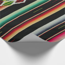 Mexican Blanket Traditional Spanish Fiesta Serape Wrapping Paper | Zazzle