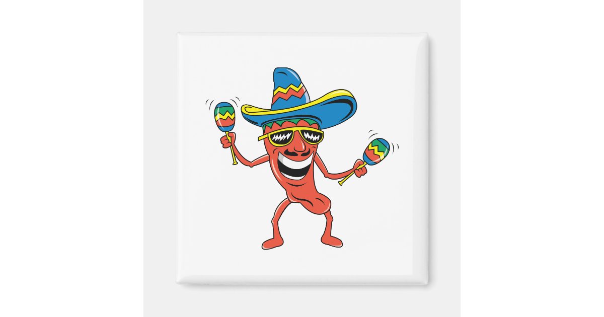 Mexican Chili Pepper Magnet | Zazzle