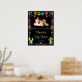 Mexican Cute Little Muchachito Boy Baby Shower Poster | Zazzle