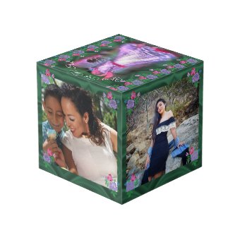 Mexican Dancer 0175 Family Photo Cube | Zazzle