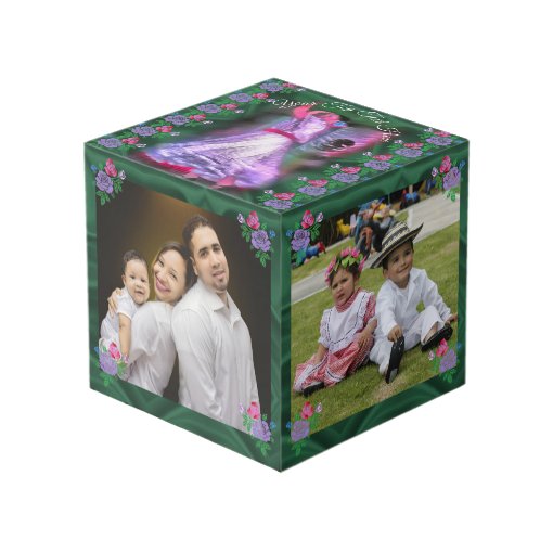 Mexican Dancer 0175 Family Photo Cube | Zazzle