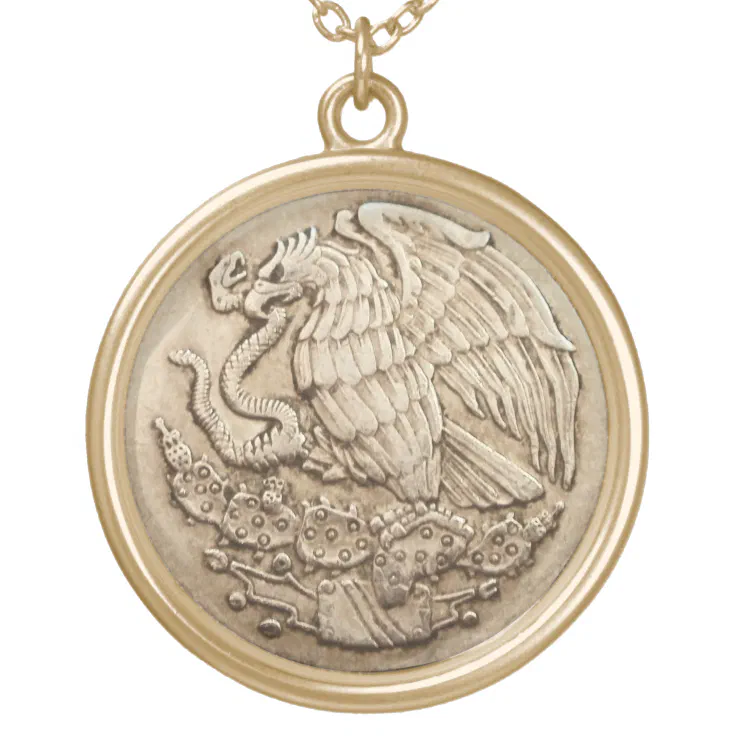 Mexican eagle necklace | Zazzle